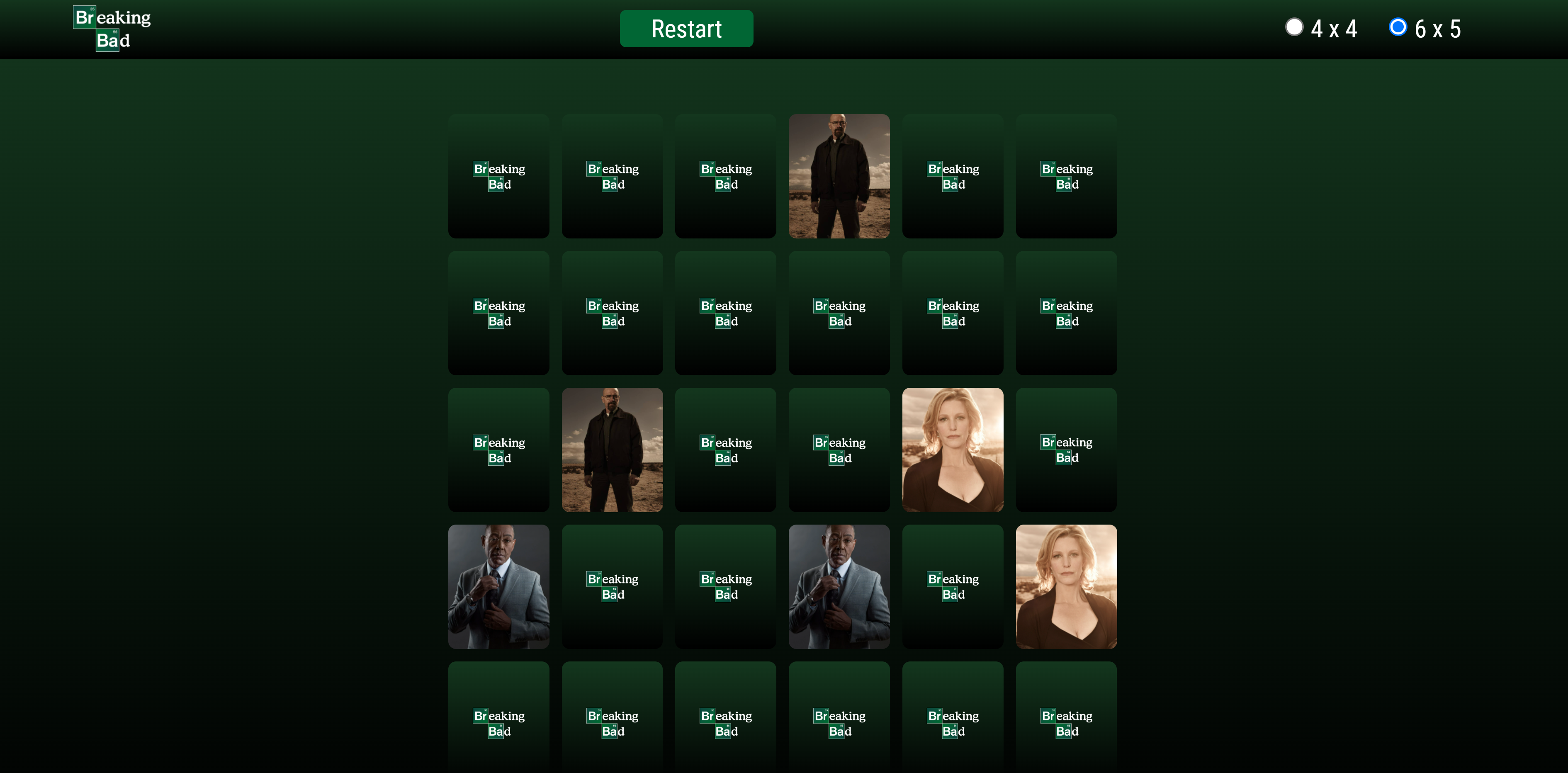 GitHub - sciartio/react-memory-game: Breaking Bad Memory Game