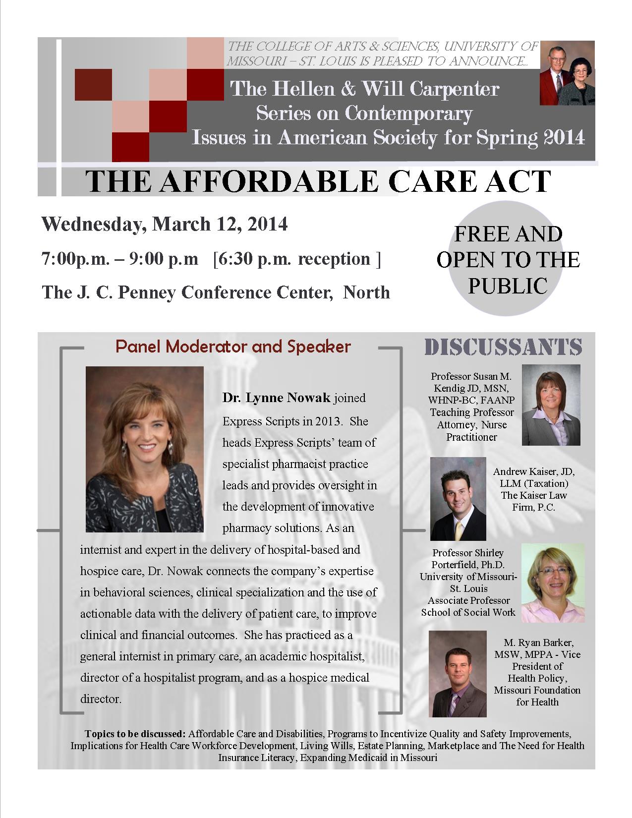 The Hellen and Will Carpenter Series on Contemporary Issues in American ...