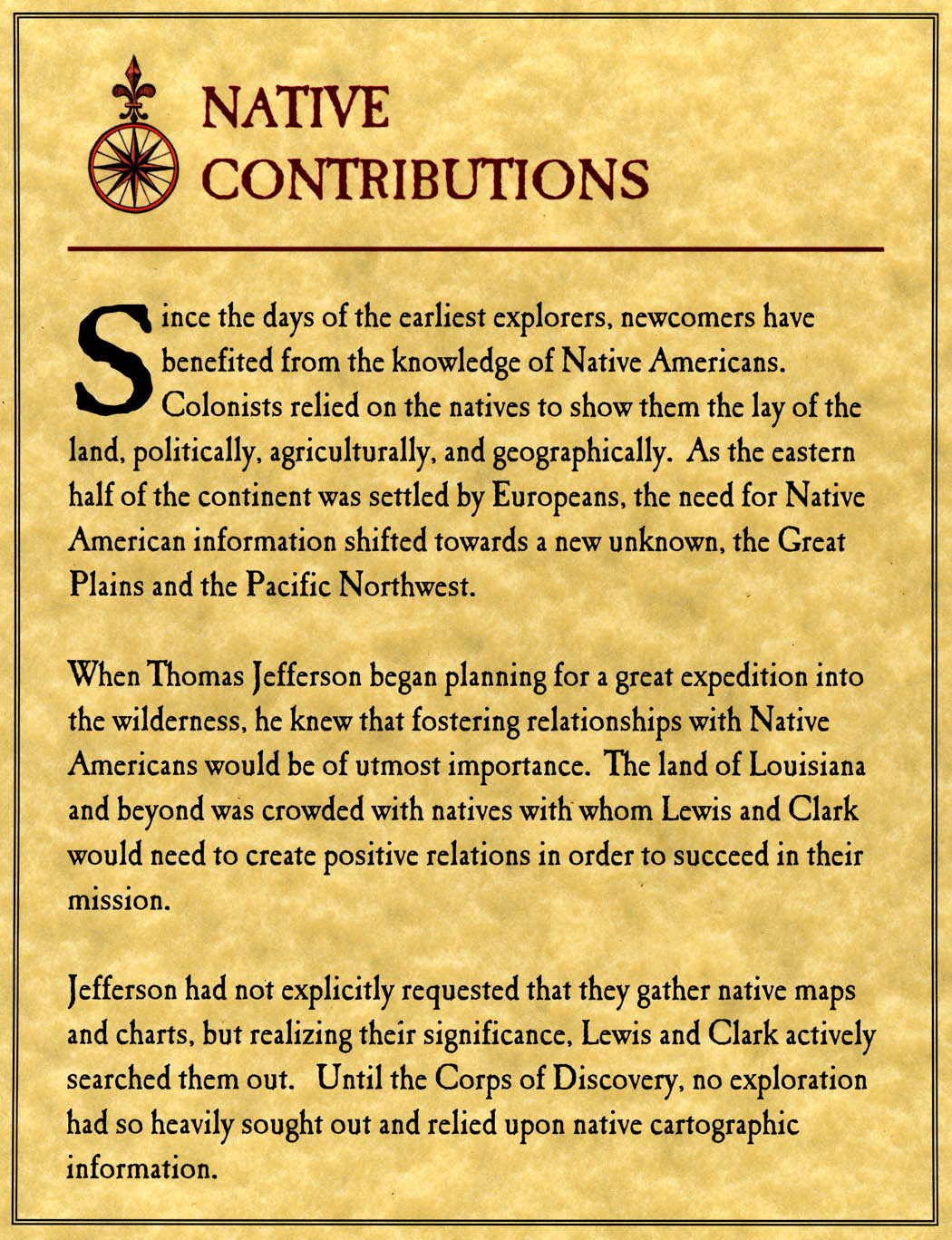 Native American Contributions to the Lewis and Clark Expedition