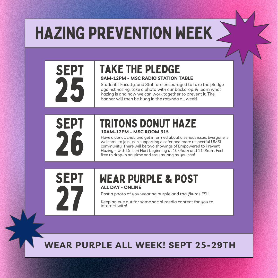 Hazing Prevention | UMSL